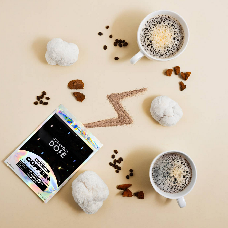 Everyday Dose Mushroom Coffee+ Medium Roast: Focus & Energy